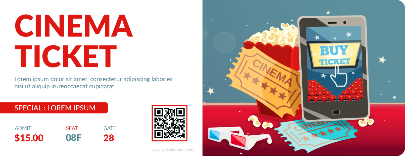 Theatre Ticket Templates | MS Word Event Ticket Templates